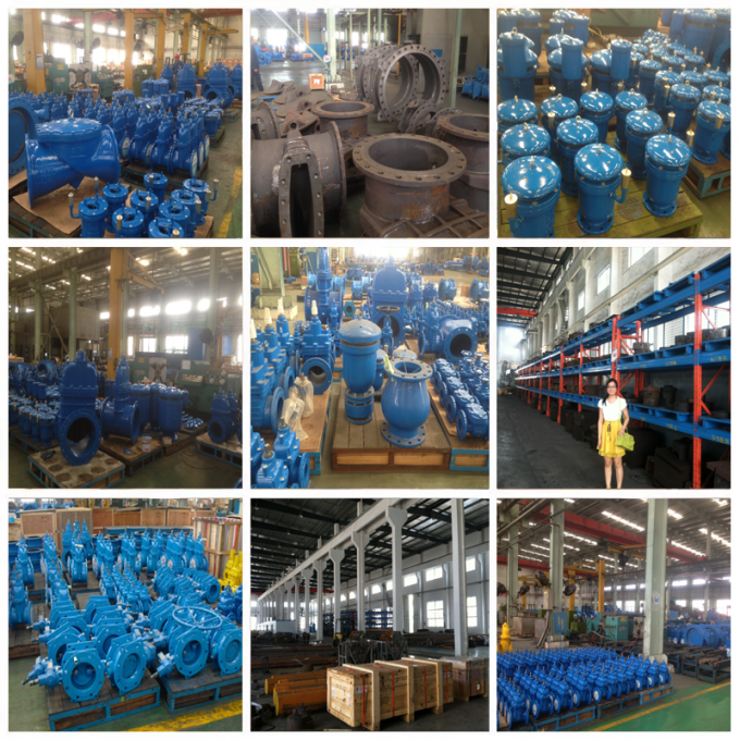 SUFA Brand Flange Electric Motor Operated Valve Resilient Seated Gate Valve